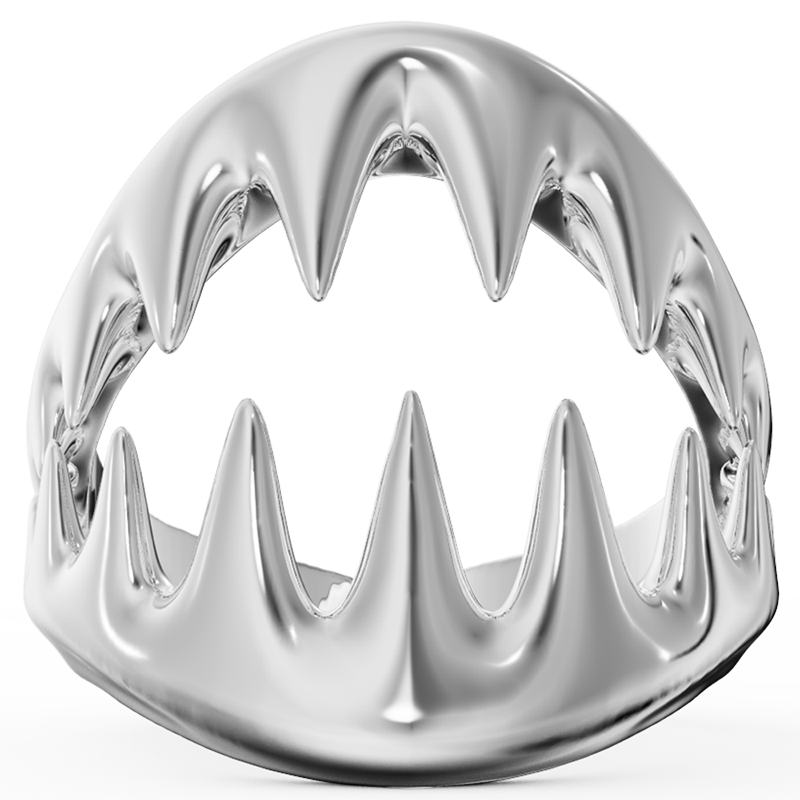 SHARK TEETH RING by Yuri Tan - Asian Lifestyle Boutique – CHOP SUEY CLUB
