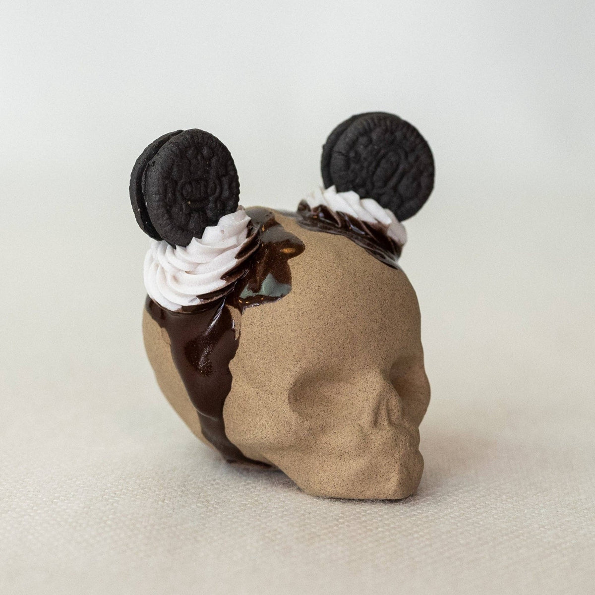 Ceramic Cookies and Cream Ears Skull by Mad Brooklyn - Asian Lifestyle ...