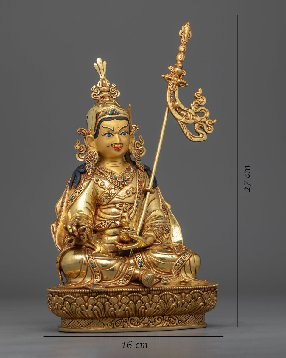 24K Gold Gilded Guru Rinpoche Statue 蓮花生大士 – CHOP SUEY CLUB
