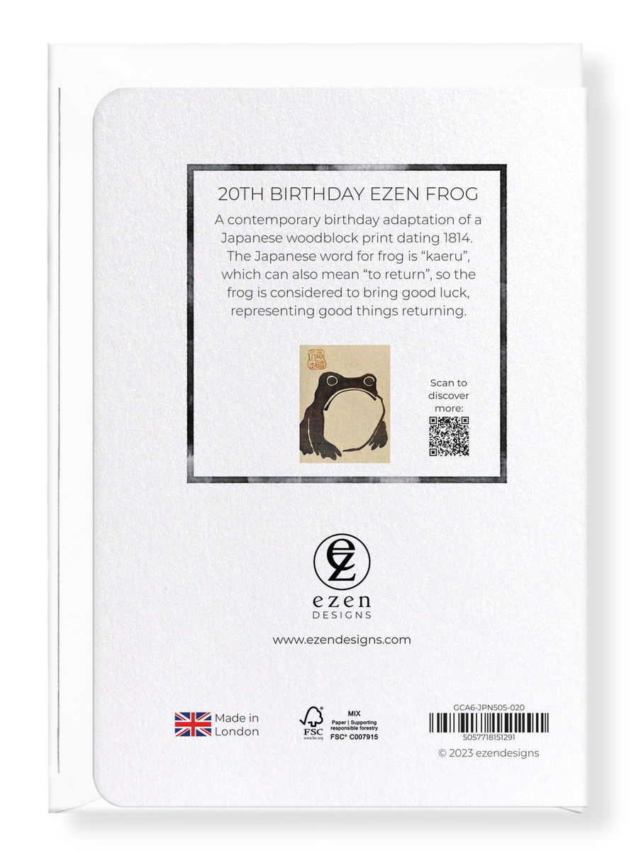 Birthday Ezen Frog Greeting Card – CHOP SUEY CLUB