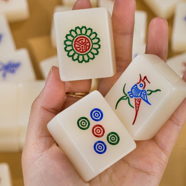 Classic White Chinese Mahjong Set - Asian Lifestyle Boutique – CHOP ...