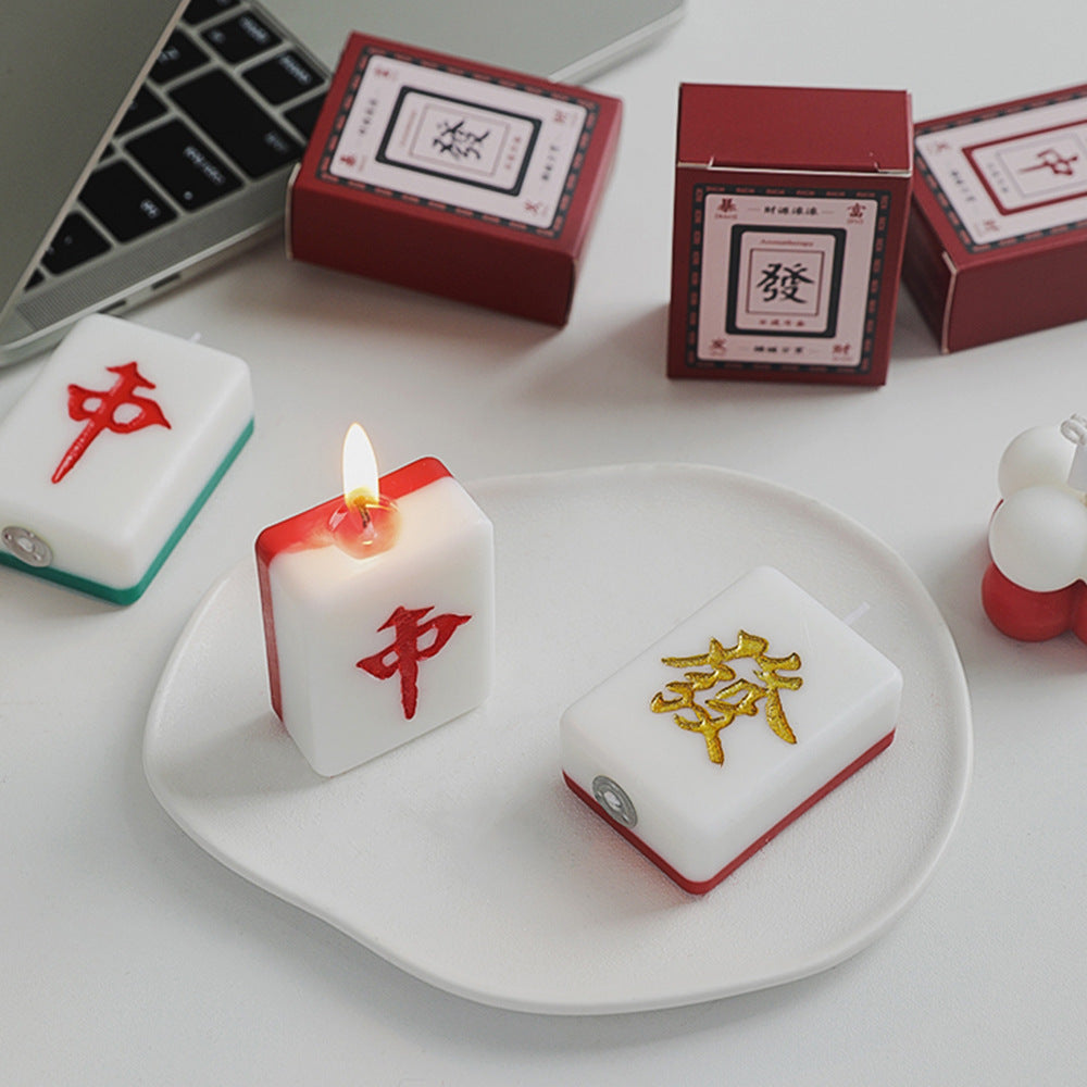 Lucky Mahjong Tile Candles – CHOP SUEY CLUB