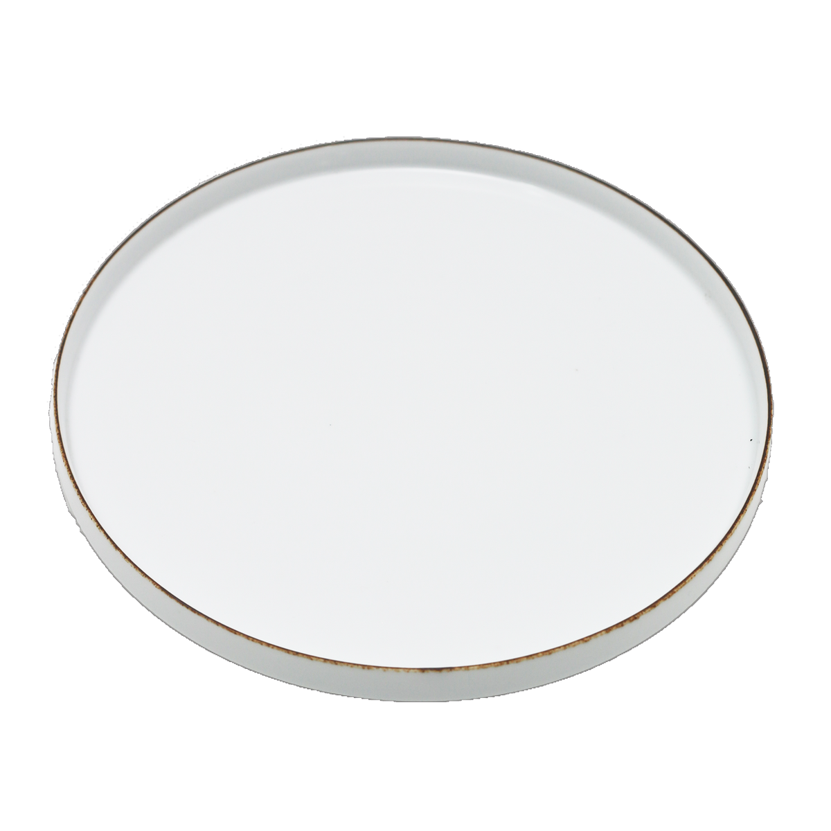 White Rustic Flat Plate - Asian Lifestyle Boutique – CHOP SUEY CLUB